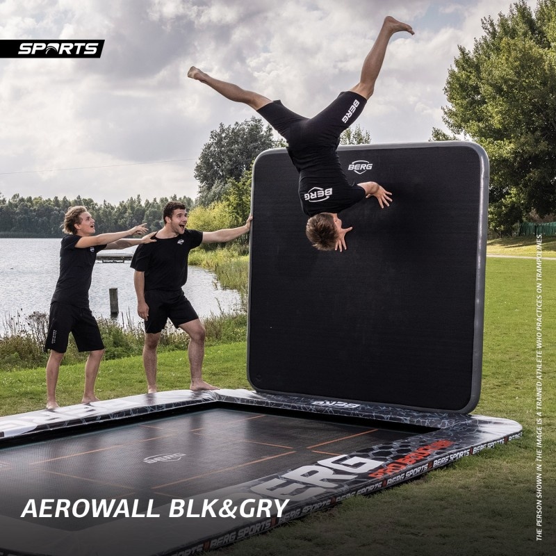 Trampolína BERG Ultim Pro Bouncer FlatGround 5x5 s AeroWall 2x2 BLK&GRY